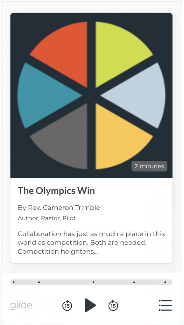 The Olympics Win - Cameron Trimble